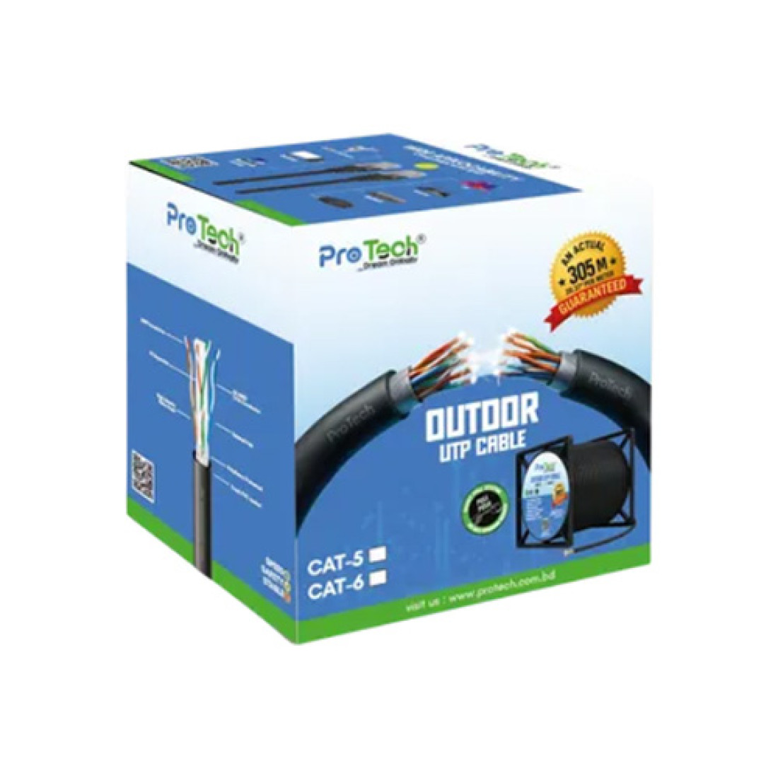 Pro Tech PTN-C5-CCA-OUT-BK UTP Cable Price in Bangladesh | One Stop